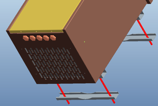 Anti Rust Paint 6U Outdoor Wall Mounted Cabinet , Outdoor 19 Rack Enclosure