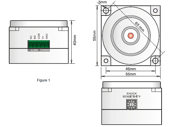 Environment Monitoring System Integrated Tilt And Shock Combination Sensor