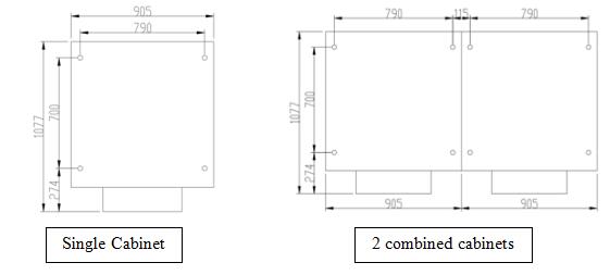 Emerson Rectifier / Battery Outdoor Power Cabinet Sandwich Structure ...