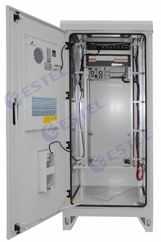 Emerson Rectifier / Battery Outdoor Power Cabinet Sandwich Structure ...