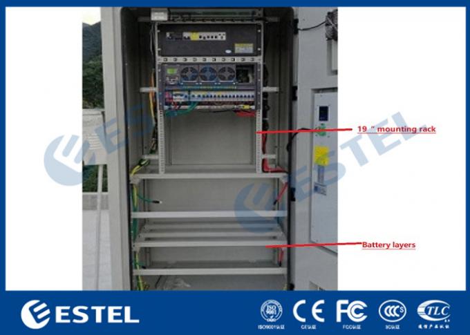 Double Wall Outdoor Electrical Cabinet One Compartment Galvanized Steel ...