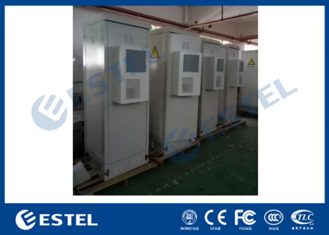 One Compartment Outdoor Communication Cabinets With Anti Theft Three ...