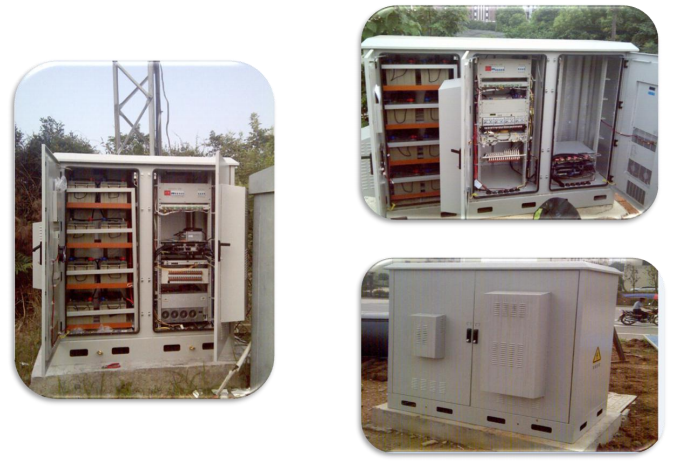 Rainproof IP55 Outdoor Communication Cabinets Telecom Enclosure