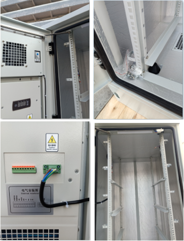 34U Thermostatic 19 Inch Rack Enclosures Insulated Telecom Base Station ...