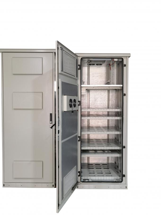 Double Wall 32U Outdoor 19 Inch Rack Cabinet Outdoor Telecom Enclosure ...