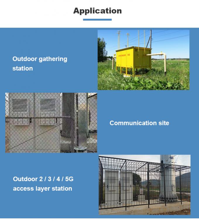 16U Waterproof Outdoor Telecom Cabinet 19 Inch Electronic Equipment ...