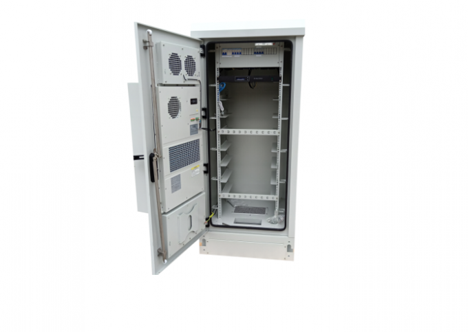 19 Inch Rail Floor Mounted Cabinet Single Wall Galvanized Steel With PDU