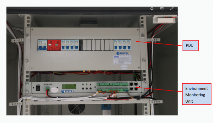 IP55 19'' Galvanized Steel Outdoor Equipment Rack Cabinet With Cooling ...