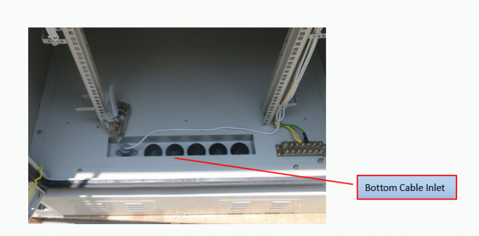 IP55 19'' Galvanized Steel Outdoor Equipment Rack Cabinet With Cooling ...