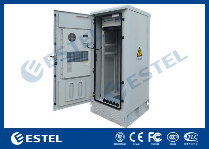 IP55 Waterproof Outdoor Telecom Cabinet Two Doors With 1500W Air ...