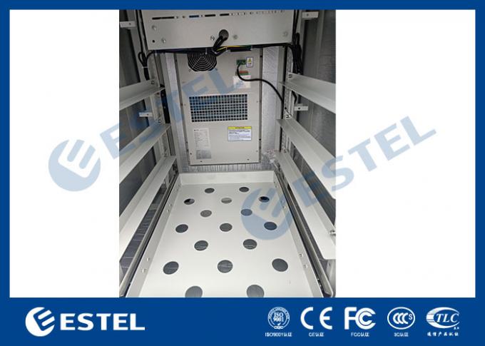 Stainless Steel IP56 Weatherproof Telecom Equipment Racks Outdoor Dual Door