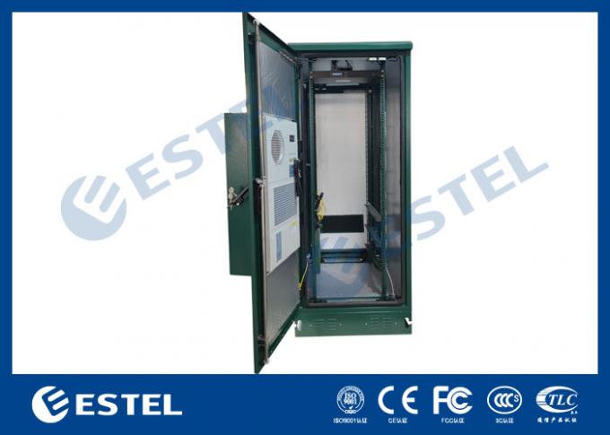 Single Wall Insulation Telecom Cabinet With 2000W Air Conditioner And ...