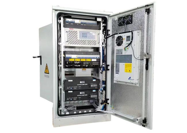 28U Intergrated Outdoor Power Cabinet With Rectifier System UPS Battery ...