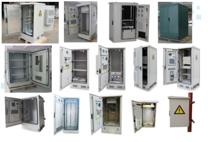 19 Inch Rack Outdoor Equipment Enclosure 17U Height Temperature ...