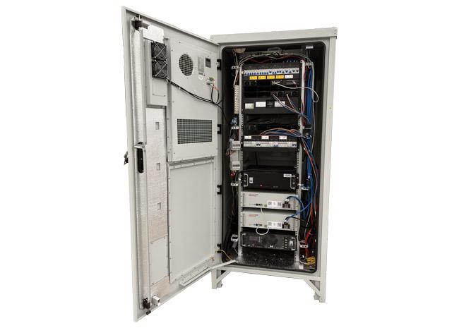 40U Standard 19inch Outdoor Enclosure Hybrid Power Cabinet With Solar ...