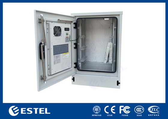 One Front Door Outdoor Telecom Cabinet 16U 19Inch 20mm PEF Insulation ...