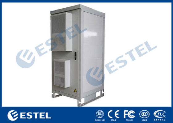 40U Telecom Equipment Outdoor Communication Cabinets Single Wall With ...