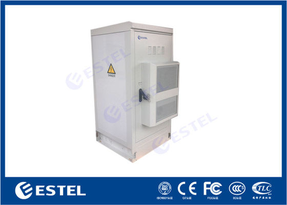 19 Inch Rail IP65 Outdoor Telecom Cabinets With Air Conditioner And Fans