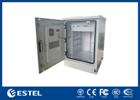 18U Outdoor Electrical Cabinets And Enclosures IP55 With Rectifier ...