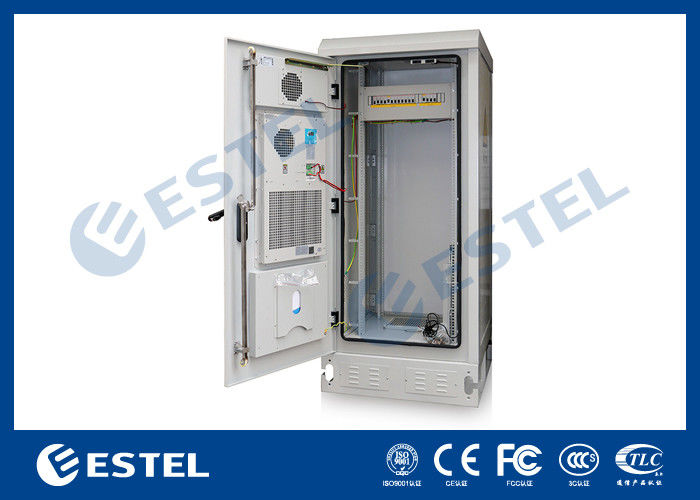 Professional PDU IP55 Outdoor Telecom Cabinet Grey Color 1800X900X900 mm