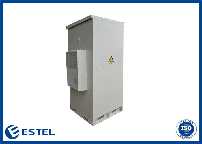 Waterproof 40U Outdoor Telecom Cabinet With Remote Monitory System And ...