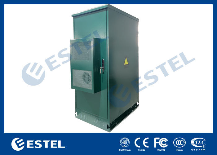 Single Wall Insulation Telecom Cabinet With 2000W Air Conditioner And ...