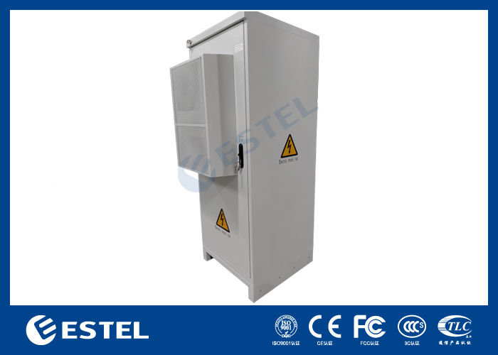 Galvanized Sheet Outdoor Telecom Cabinet With 9kW 150A Telecom Power ...