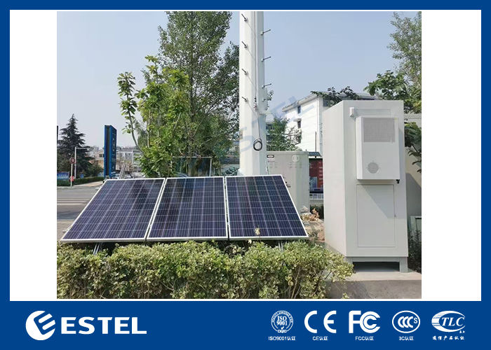 Galvanized Sheet Outdoor Telecom Cabinet With 9kW 150A Telecom Power ...