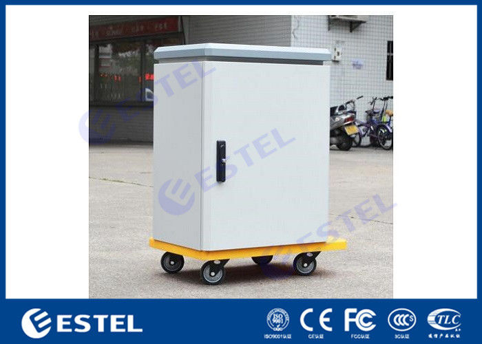 Double Wall Outdoor Telecom Cabinet Fans Temperature Control With One ...