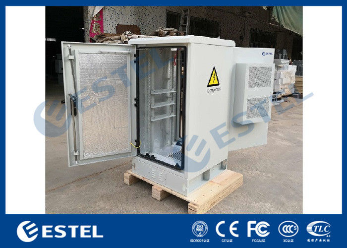 19" Mounting Rack Outdoor Telecom Cabinet Air Conditioner Cooling With ...