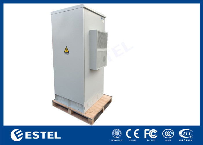 IP55 Outdoor Telecom Cabinet With Power Distribution And Envirenmental ...