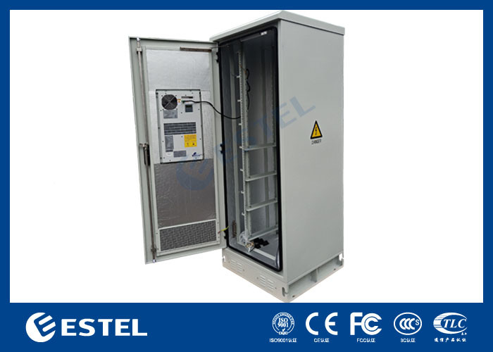 38U Single Floor Mounted Outdoor Electrical Enclosures Cabinets With ...