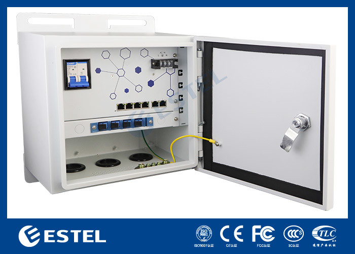 Customized Pole Mounted Network Switch Box EB2042PG Outdoor Smart ...