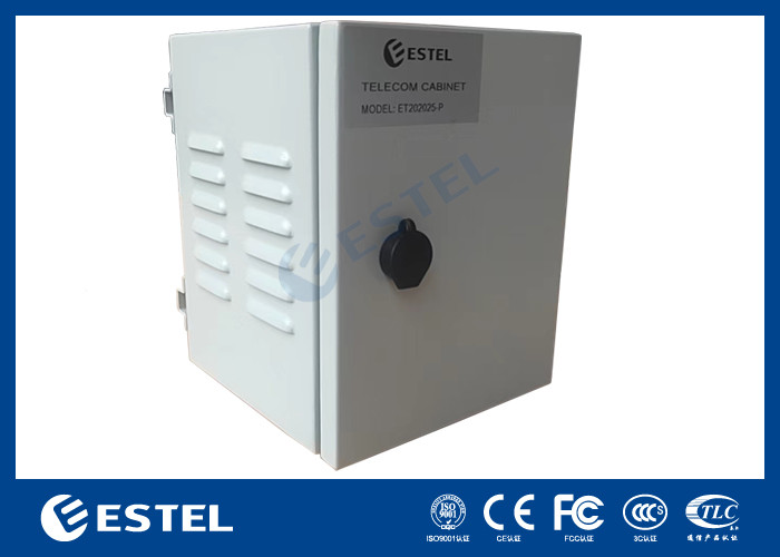 ET202025-P Outdoor Pole Mount Cabinet With One Front Door Din Rail Cabinet