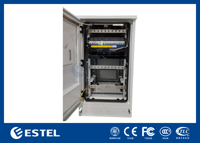 Outdoor Telecom Cabinet With 24kW Telecom Power System, DC Power Supply ...
